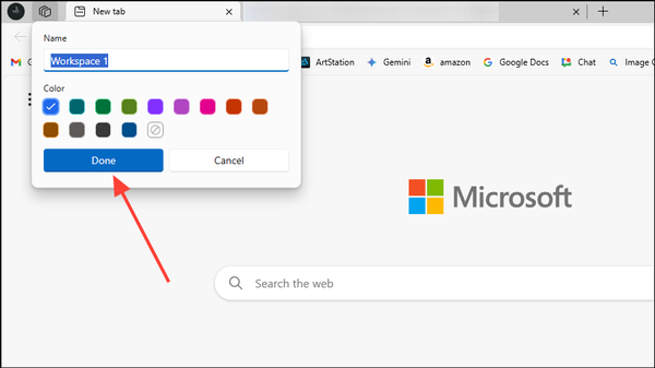 How to setup and use Microsoft Edge Workspaces