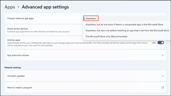 How to Install Unverified Apps on Windows 11