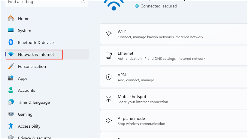 How to Fix the "No Internet, Secured" Error on Windows