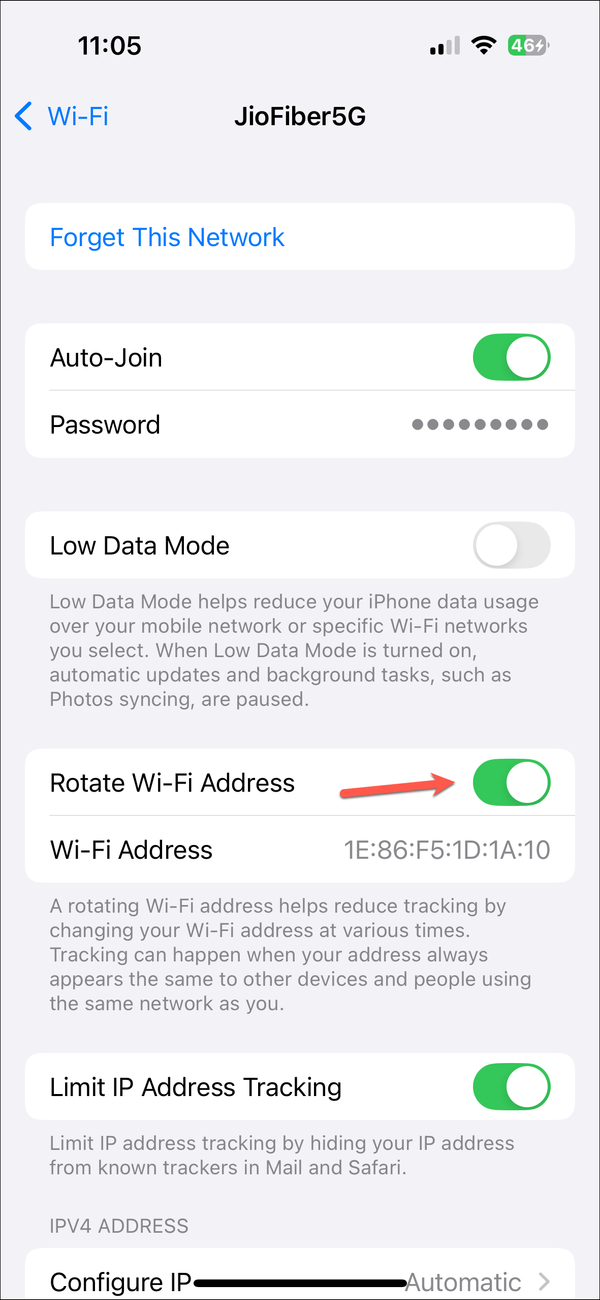 How to Rotate WiFi Address on iPhone in iOS 18