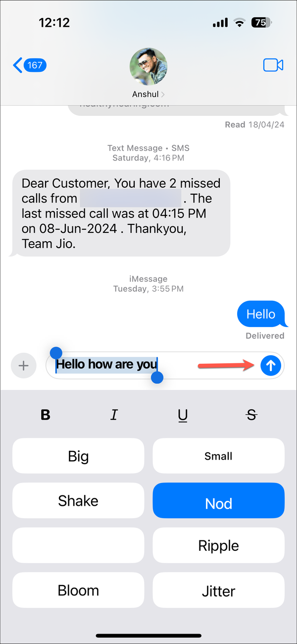 How to use text effects in iMessage on iPhone with iOS 18