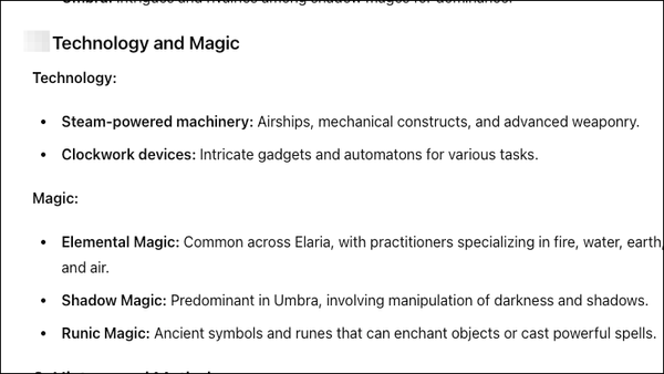 How to use ChatGPT for Worldbuilding