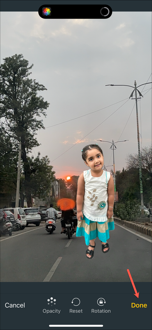 How to overlay images on iPhone with Shortcuts