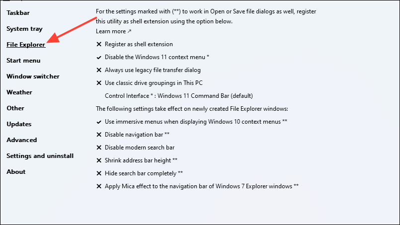 How to get Windows 10 File Explorer in Windows 11