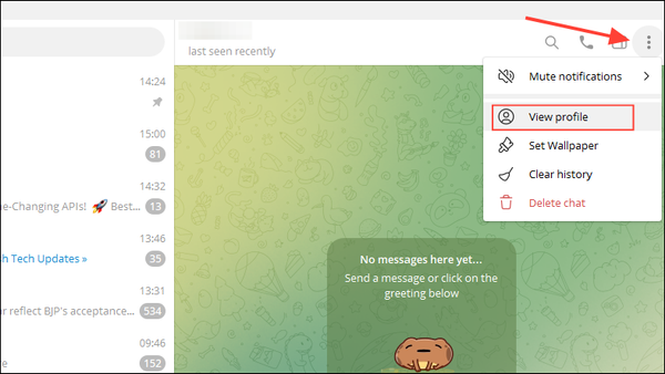How to delete contacts on Telegram