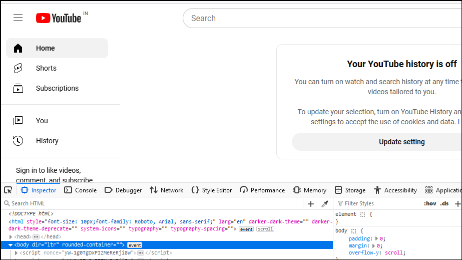 How to restore the original YouTube layout