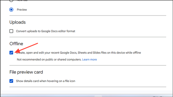 How to use Google Docs offline in Windows