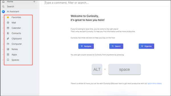 What is Curiosity AI and How to use it to replace search on your PC