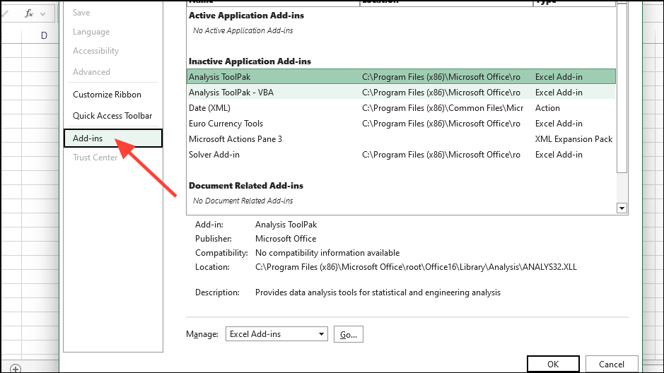 How to fix 'There isn't enough memory to complete this action' error in Excel