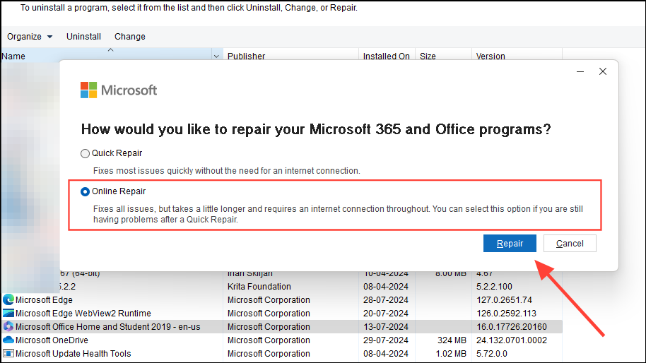 How to fix 'There isn't enough memory to complete this action' error in Excel