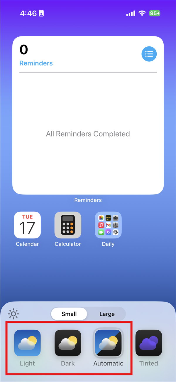 How to change icon color on iPhone in iOS 18