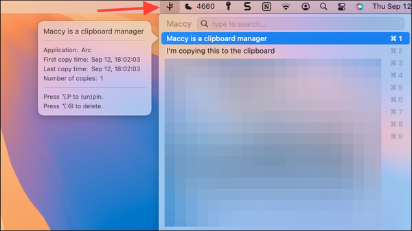 How to view Clipboard history on Mac