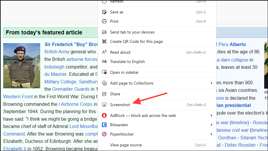 How to take a screenshot on Windows 11 without Print Screen button