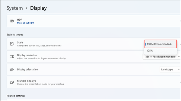 How to fix Display Resolution greyed out on Windows 11