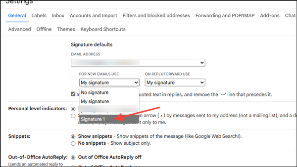 How to create and change a signature in Gmail