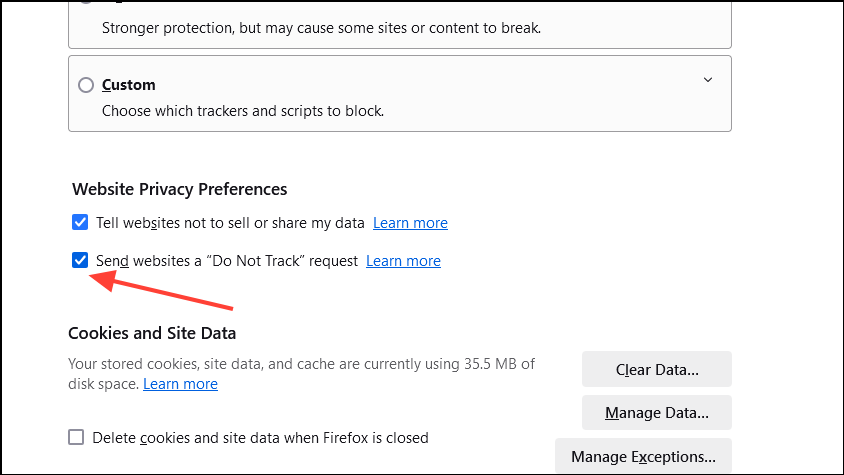 How to enable 'Do Not Track' in your web browser