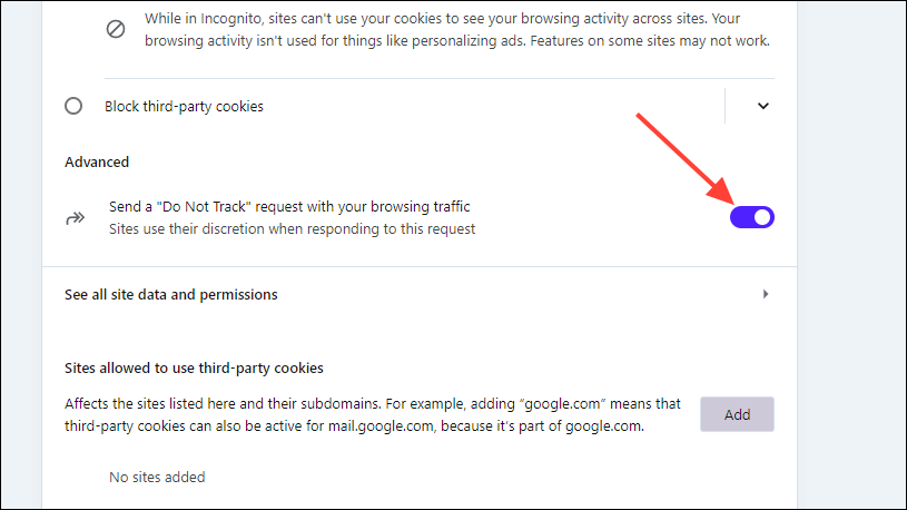 How to enable 'Do Not Track' in your web browser