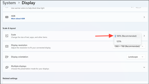 How to fix a blurry screen on Windows 11