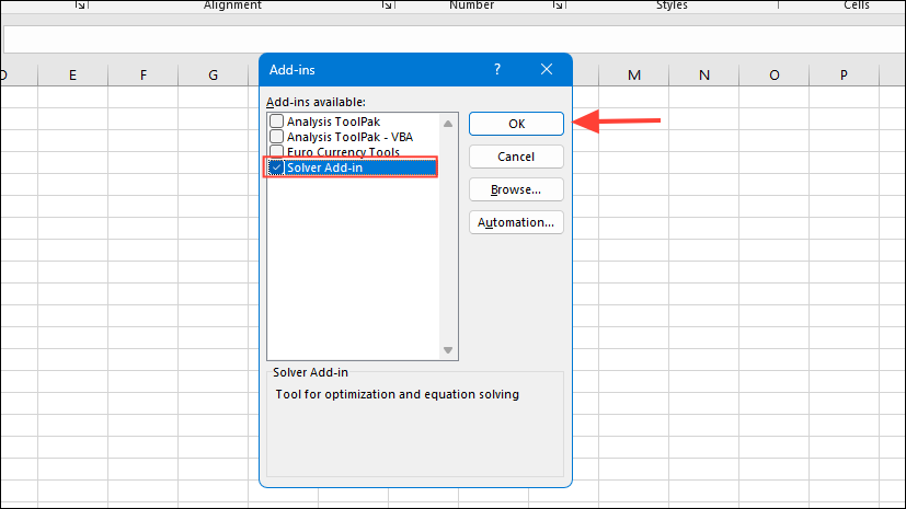 How to use Solver in Excel