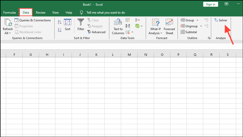 How to use Solver in Excel