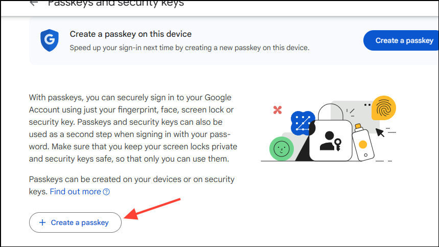 How to create and use a passkey for another device on Windows 11