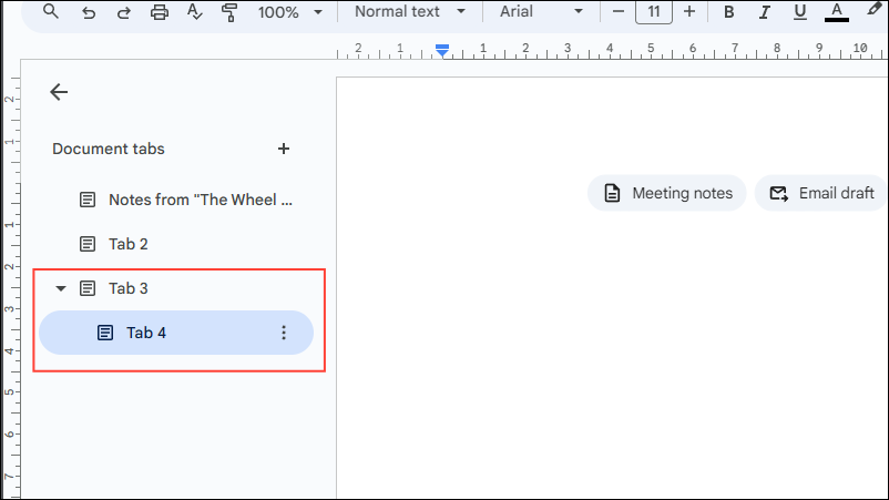 How to use Tabs in Google Docs for better organization