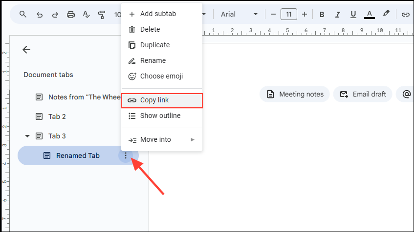 How to use Tabs in Google Docs for better organization