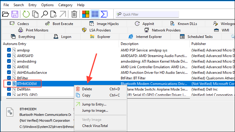 How to delete drivers in Windows 11