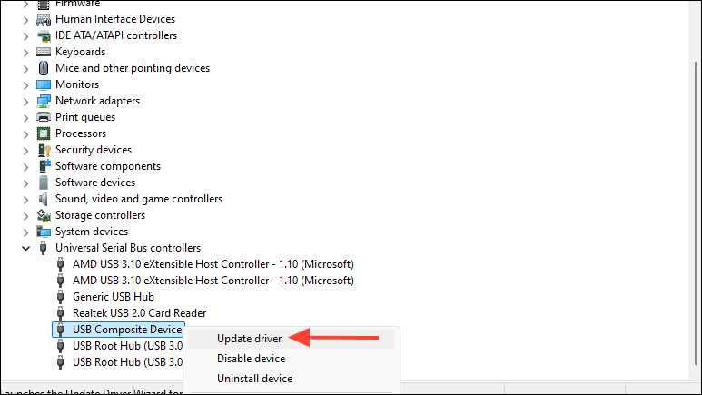 How To Fix Usb Composite Device Driver Error In Windows 11