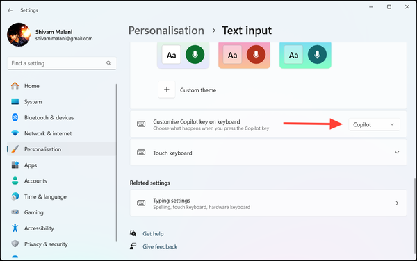 How to change Copilot key in Windows 11 24H2 update