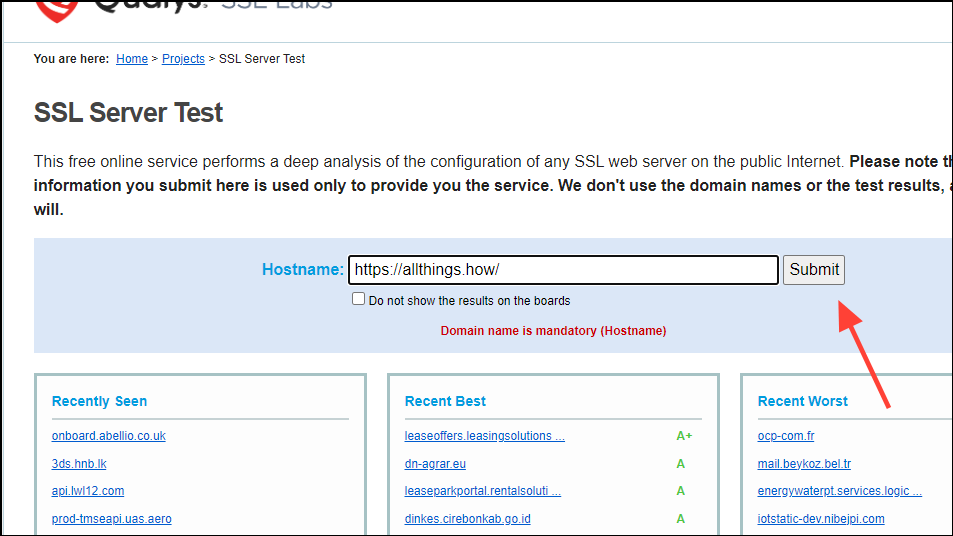 How to fix the NET::ERR_CERT_AUTHORITY_INVALID error