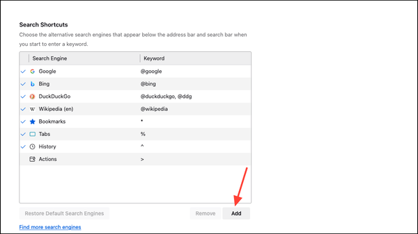 How to add ChatGPT as a custom search engine to your browser