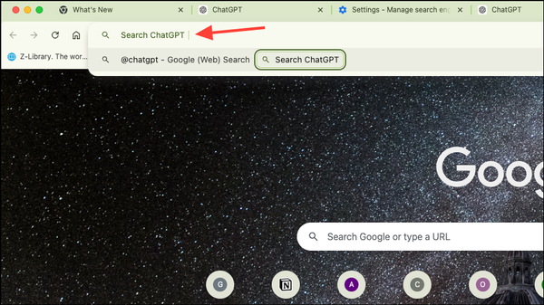 How to add ChatGPT as a custom search engine to your browser