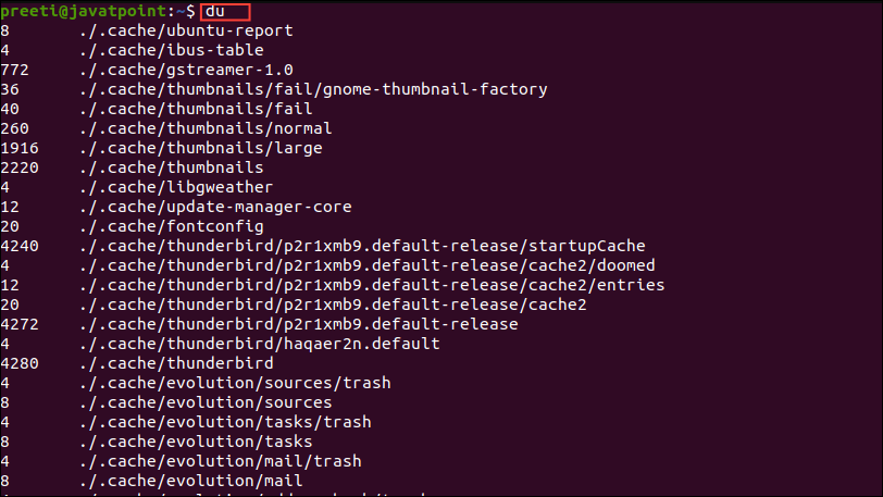 How to find large files on Linux