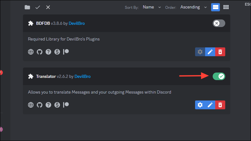 How to translate messages on Discord