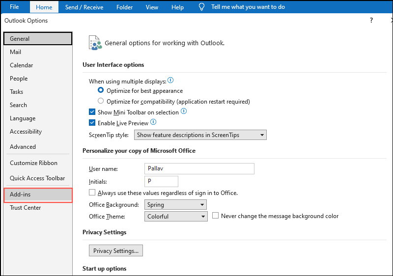 How to fix Outlook freezing when searching emails or contacts