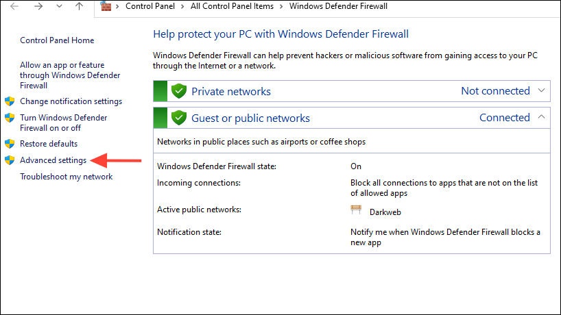 How to check if Windows Firewall is blocking an app