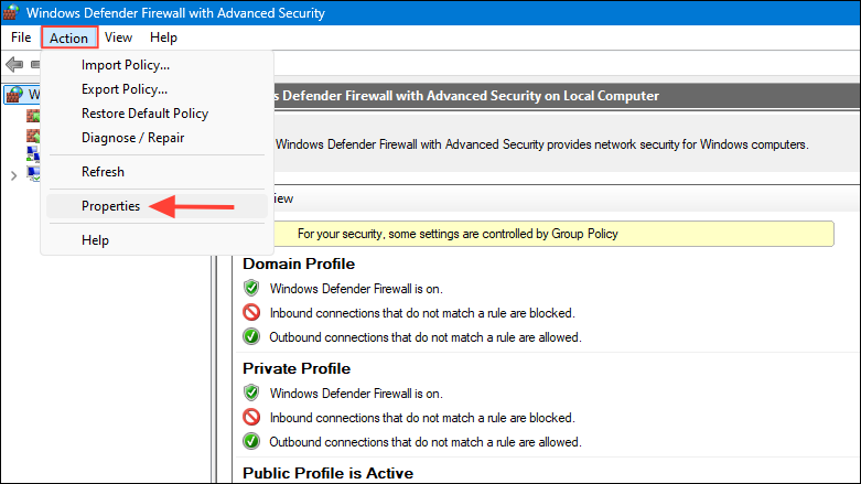 How to check if Windows Firewall is blocking an app
