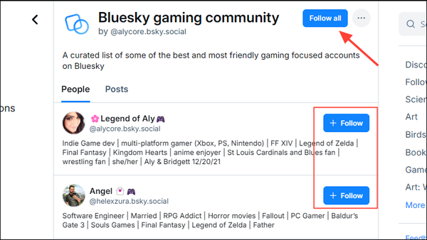 What are starter packs on Bluesky and how to use them