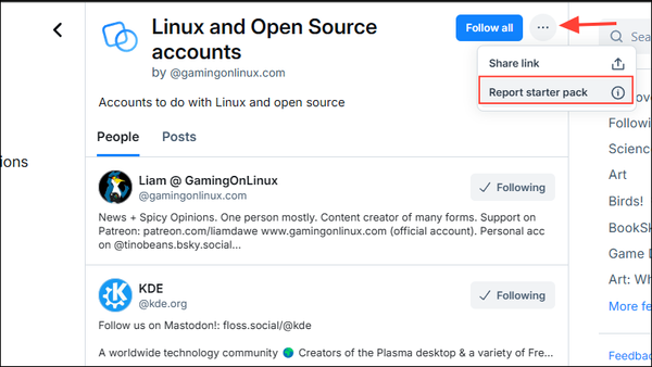 What are starter packs on Bluesky and how to use them