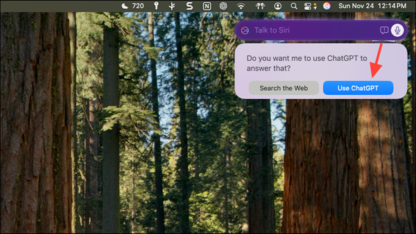 How does ChatGPT integration with Apple Intelligence work