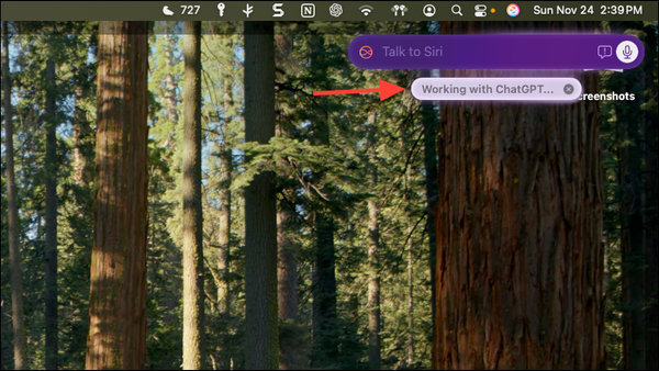 How does ChatGPT integration with Apple Intelligence work