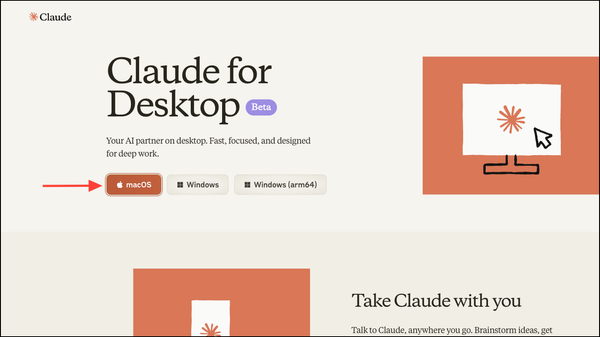 Claude is now available as a desktop app on Windows and Mac