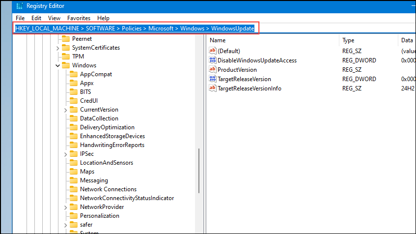 How to configure Windows Update settings to avoid forced restarts