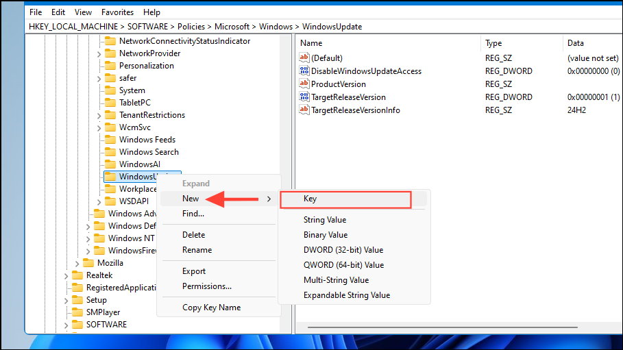 How to configure Windows Update settings to avoid forced restarts