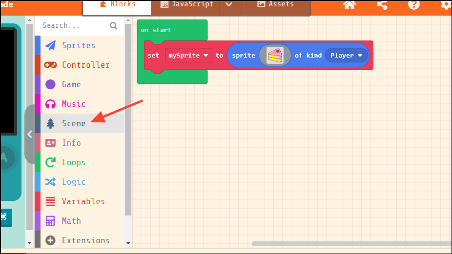 How to make a game on Microsoft MakeCode Arcade