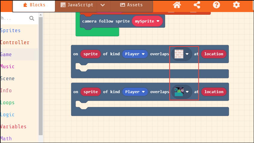 How to make a game on Microsoft MakeCode Arcade