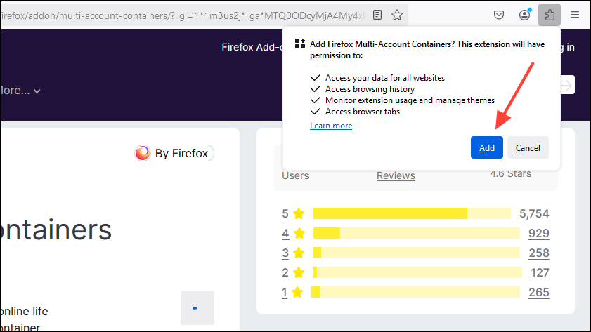 What are Firefox container tabs and how to use them