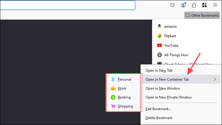 What are Firefox container tabs and how to use them