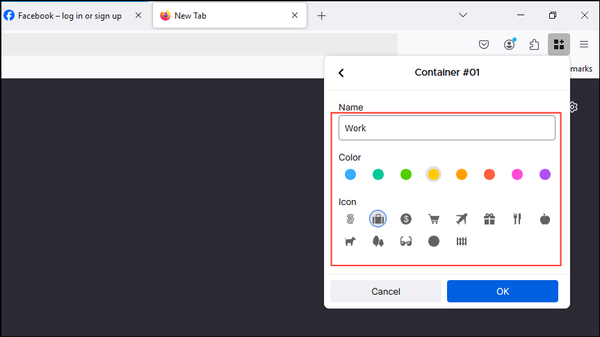 What are Firefox container tabs and how to use them